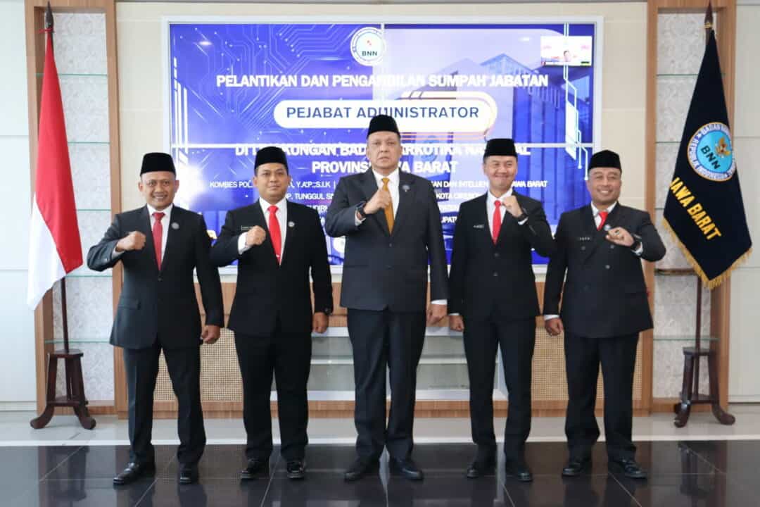 LANTIK PEJABAT ADMINISTRATOR, KEPALA BNNP JAWA BARAT TEKANKAN TETAP ...