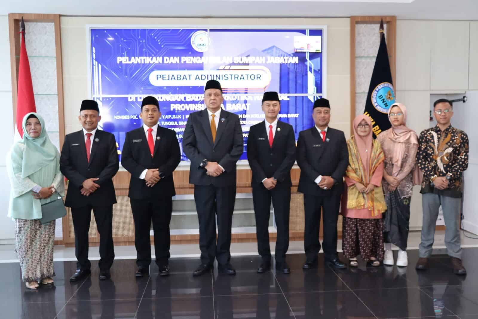 LANTIK PEJABAT ADMINISTRATOR, KEPALA BNNP JAWA BARAT TEKANKAN TETAP ...