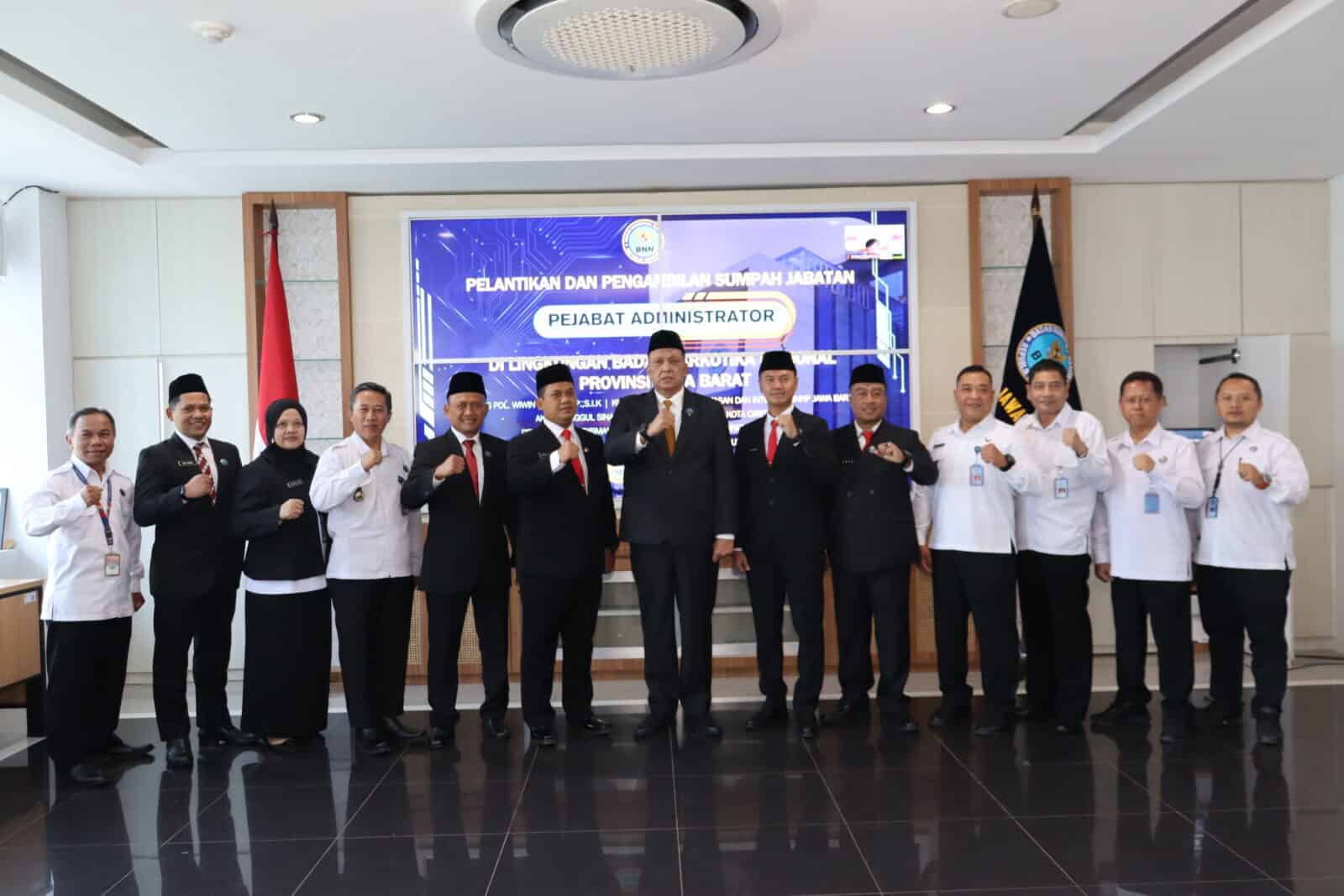 LANTIK PEJABAT ADMINISTRATOR, KEPALA BNNP JAWA BARAT TEKANKAN TETAP ...